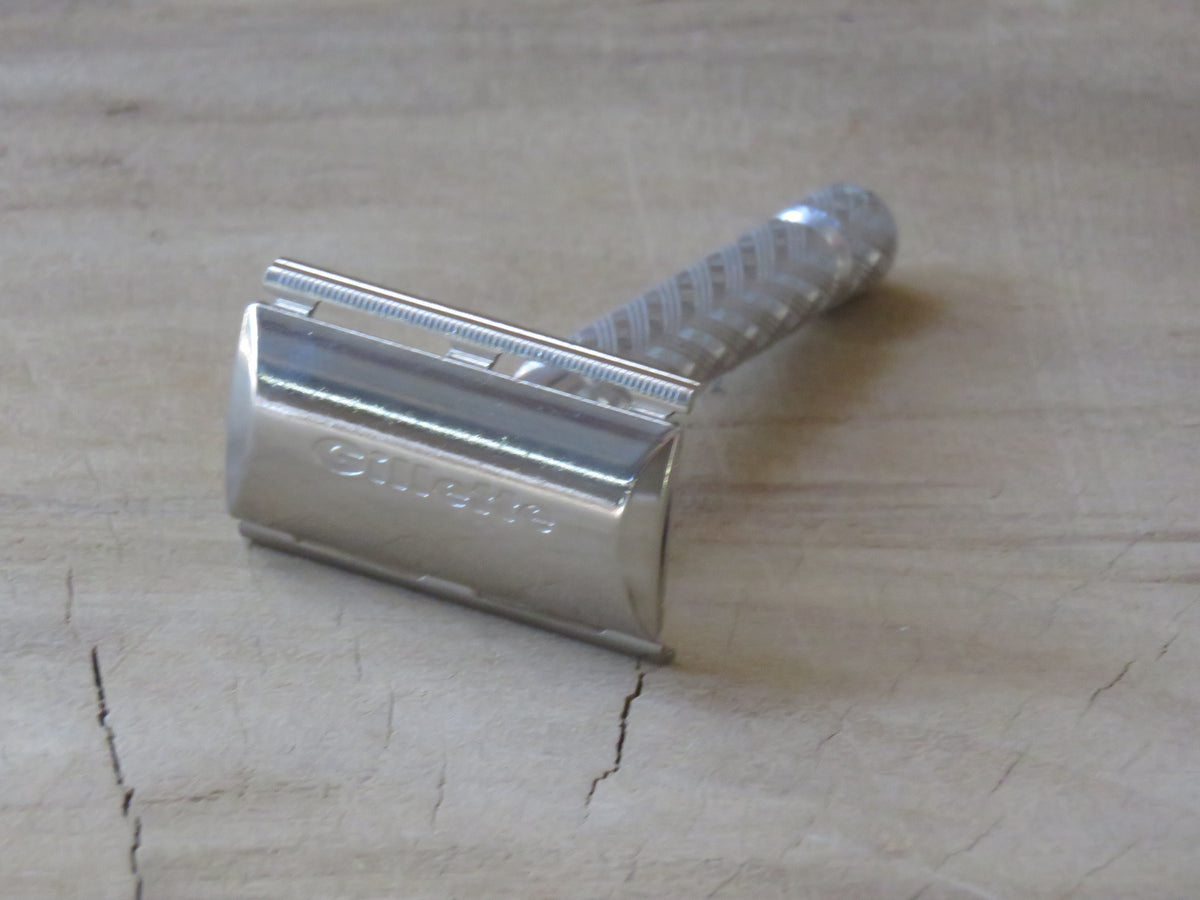 Gillette Tech Aluminium handle 1972 S3 (V360) – Bundubeard