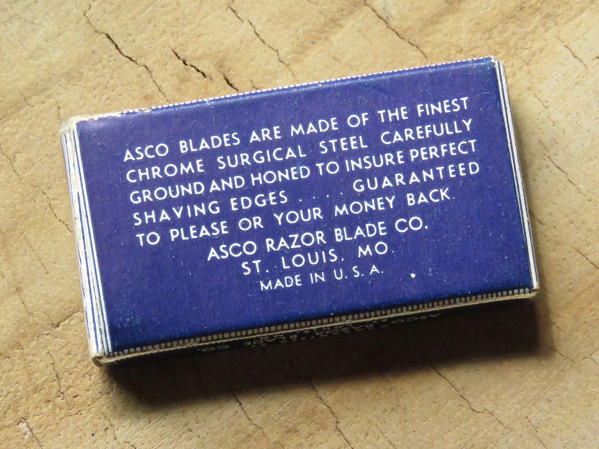 Asco vintage double edged blades for safety razor – Bundubeard